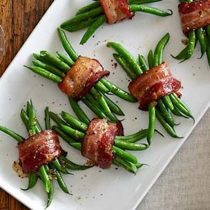 String Bean Bundles with Bacon and Brown Sugar - (Free Recipe below)
