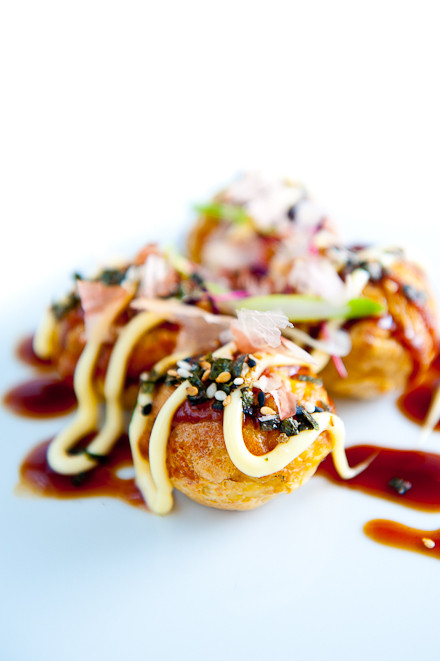 Takoyaki - Seafood puff crepe balls - (Free Recipe below)