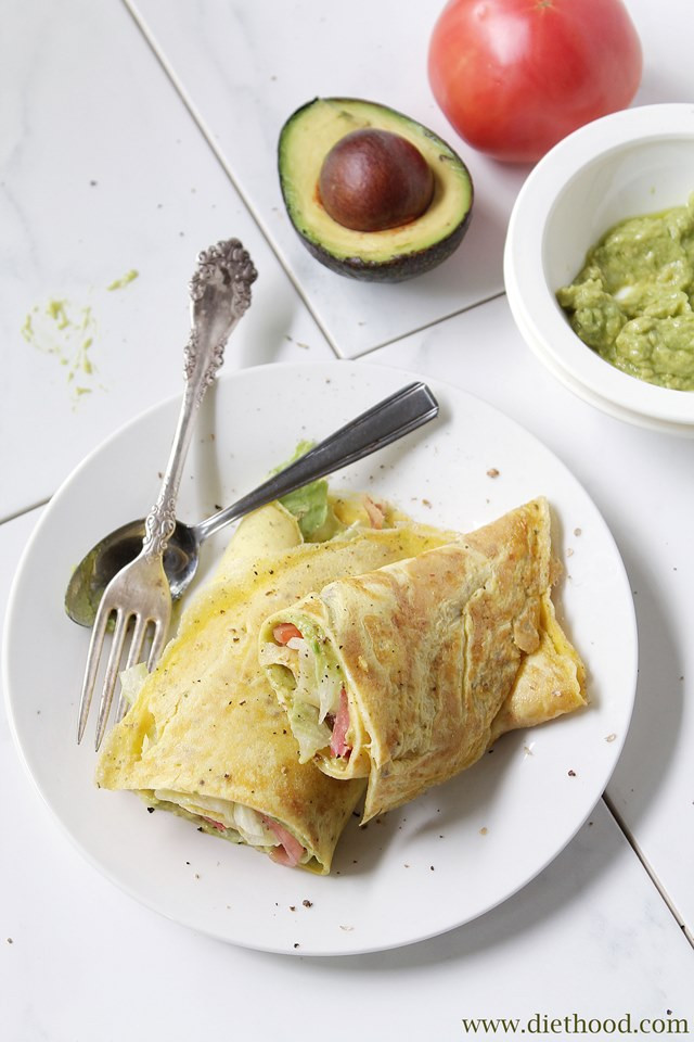 OMELETTE WRAP - (Free Recipe below)