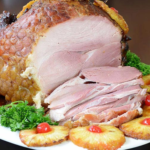 One Half (1/2) Kurobuta Berkshire Pork Uncured Boneless Smoked Ham - 5.5 lb