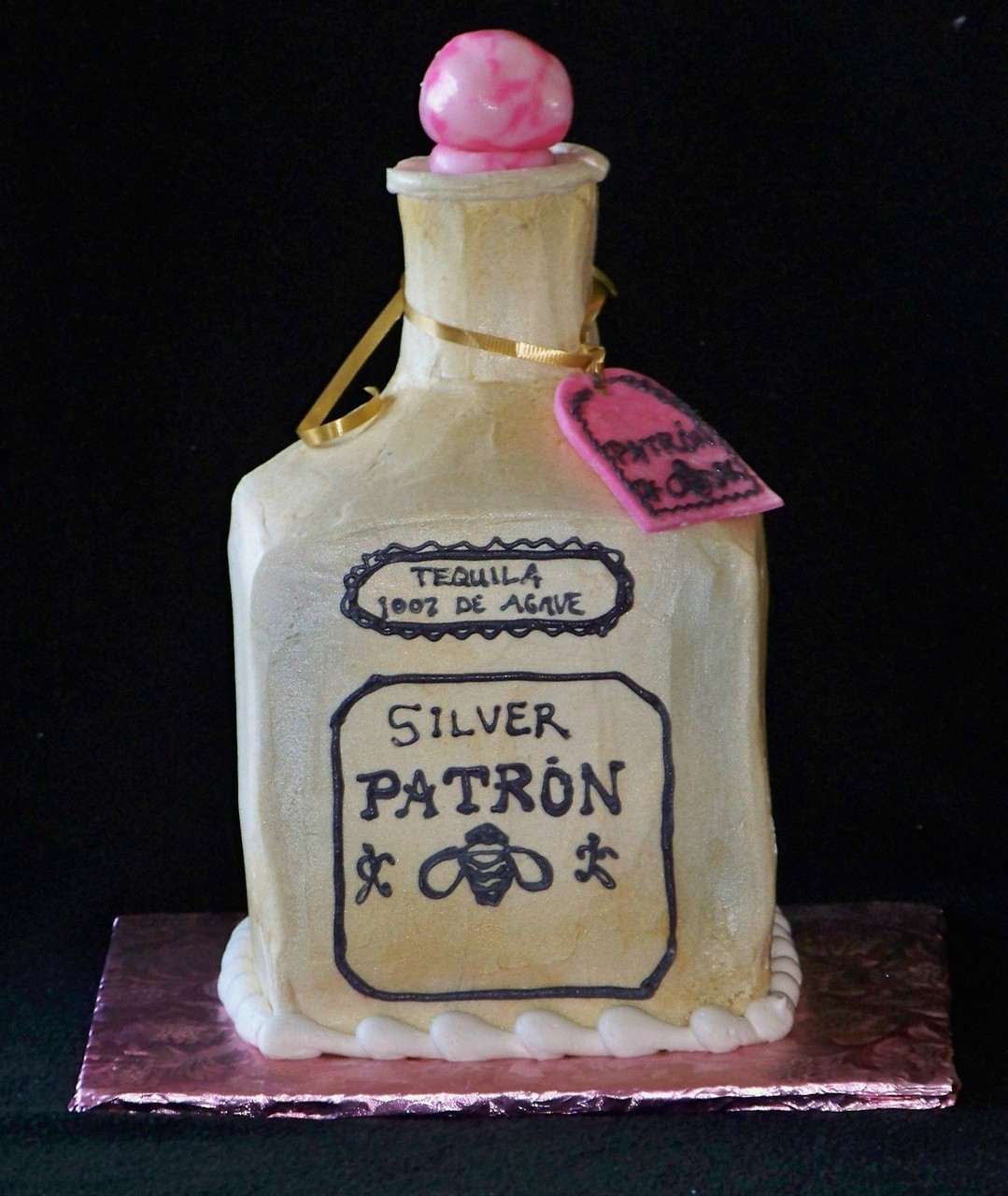 3D Patron Bottle w/ Edible Shot Glasses - price per serving