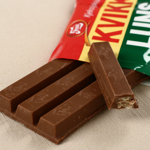Kvikk Lunsj Chocolate Bar (similar to a Kit Kat Bar)