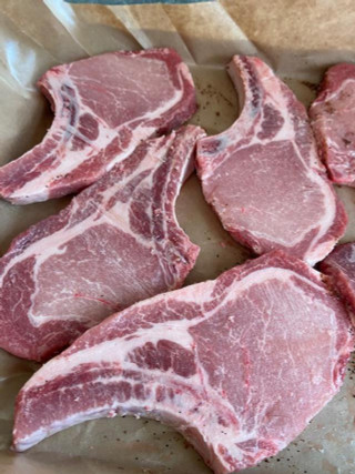 BONE IN BERKSHIRE THICK RIBEYE PORK CHOP- includes 2
