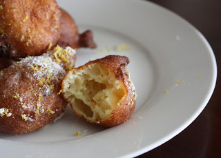Lemon Ricotta Fritters with Fresh Berry Jam - (Free Recipe below)