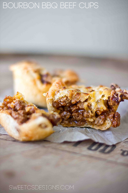 Bourbon BBQ Beef Cups - (Free Recipe below)