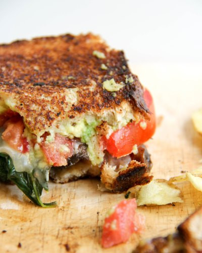 Loaded Veggie Grilled Cheese Sandwich - (Free Recipe below)