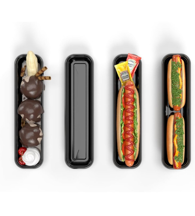 Footlong 12” Wagyu Beef Hot Dogs, Long Hot Dog Buns Kit , includes ...