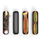 Footlong 12” Wagyu Beef Hot Dogs, Long Hot Dog Buns Kit , includes ...