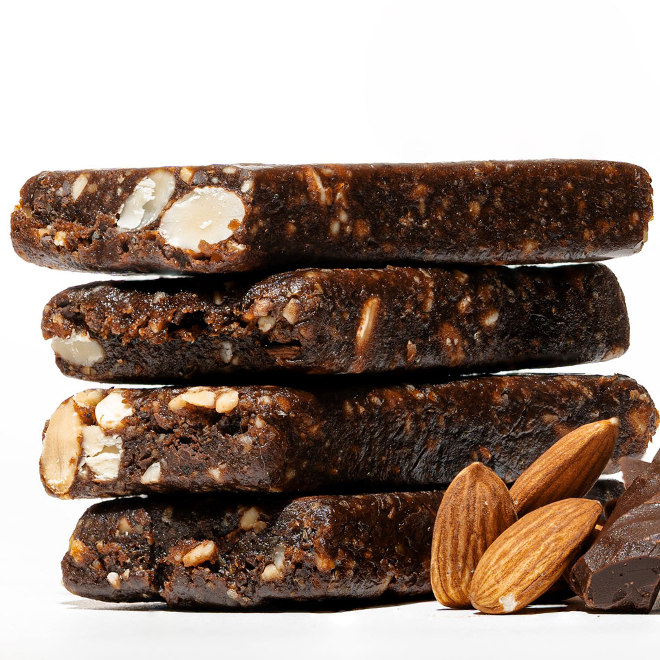 Jonesbar Dark Chocolate Almond, USDA Organic Fruit & Nut Bar, Non-GMO ...