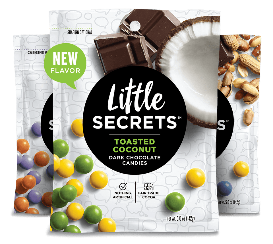 Little Secrets 5 oz Candies, 4 Pack (Peanut Butter)