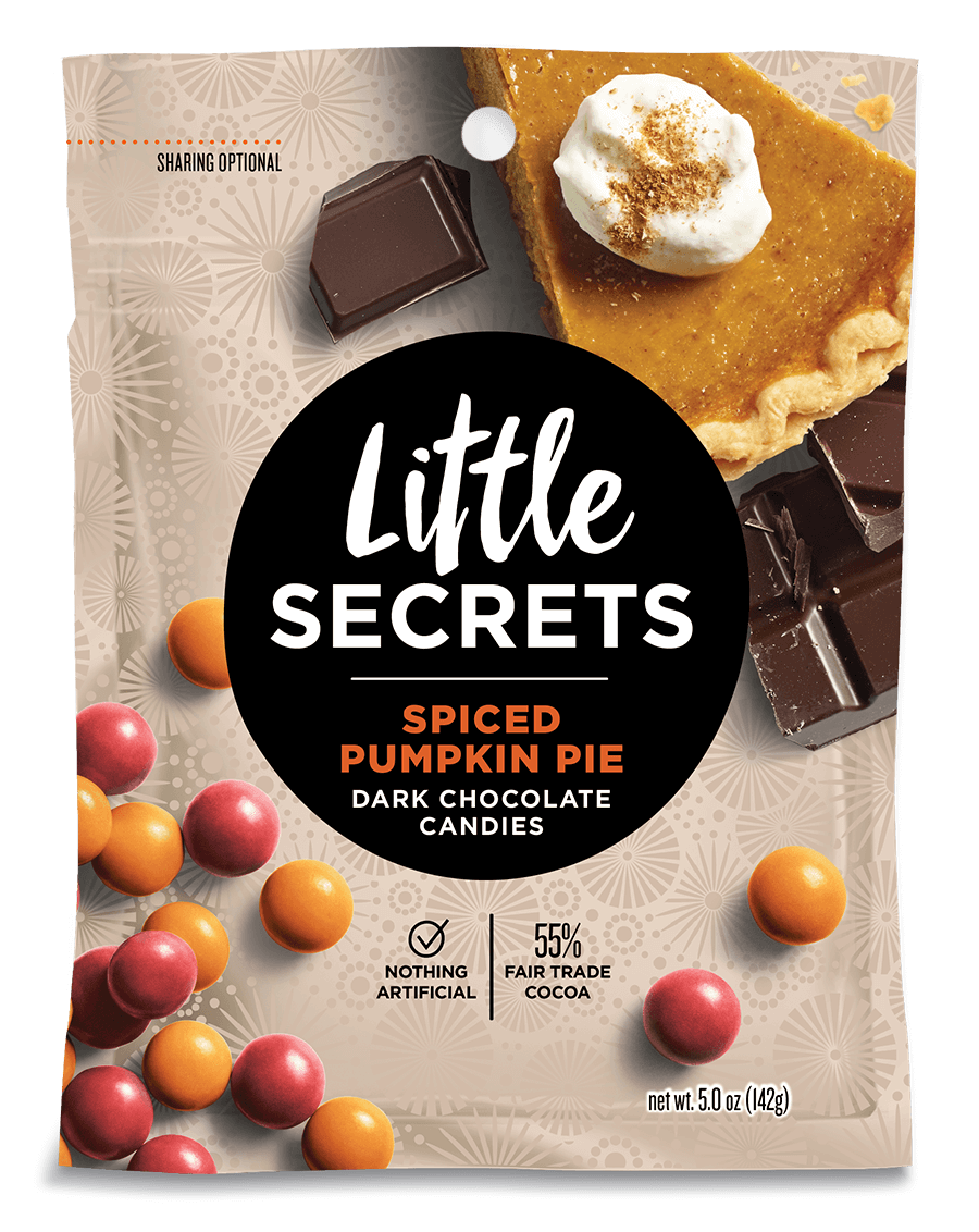 Little Secrets 5 oz Candies, 4 Pack (Toasted Coconut Dark Chocolate)