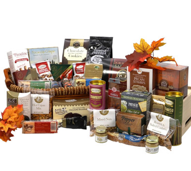 Gobble Til You Wobble Ultimate Thanksgiving Feast Gift Basket with ...