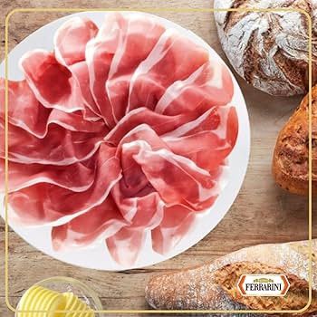 Ferrarini Prosciutto di Parma DOP - Authentic Italian Cured Ham, Sliced ...