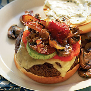 Cherry and Brie Burger - (Free Recipe below)