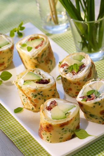 Stuffed Crêpes with Avocado - (Free Recipe below)