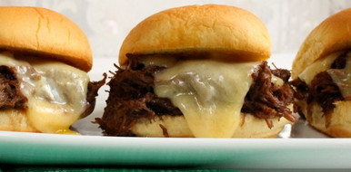 Guinness Short Rib and Cheddar Sliders - (Free Recipe below)