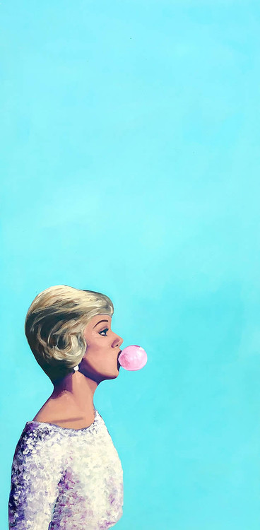 Bubblegum Oil Painting | Tracey Sylvester Harris