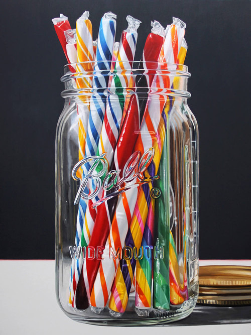 Candyluscious Contemporary Photorealist Painting | Daryl Gortner