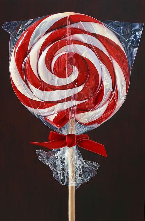 All Wrapped Up Photorealism Oil Painting Daryl Gortner