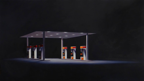 Midnight California Oil Painting Contemporary Art Eric Nash
