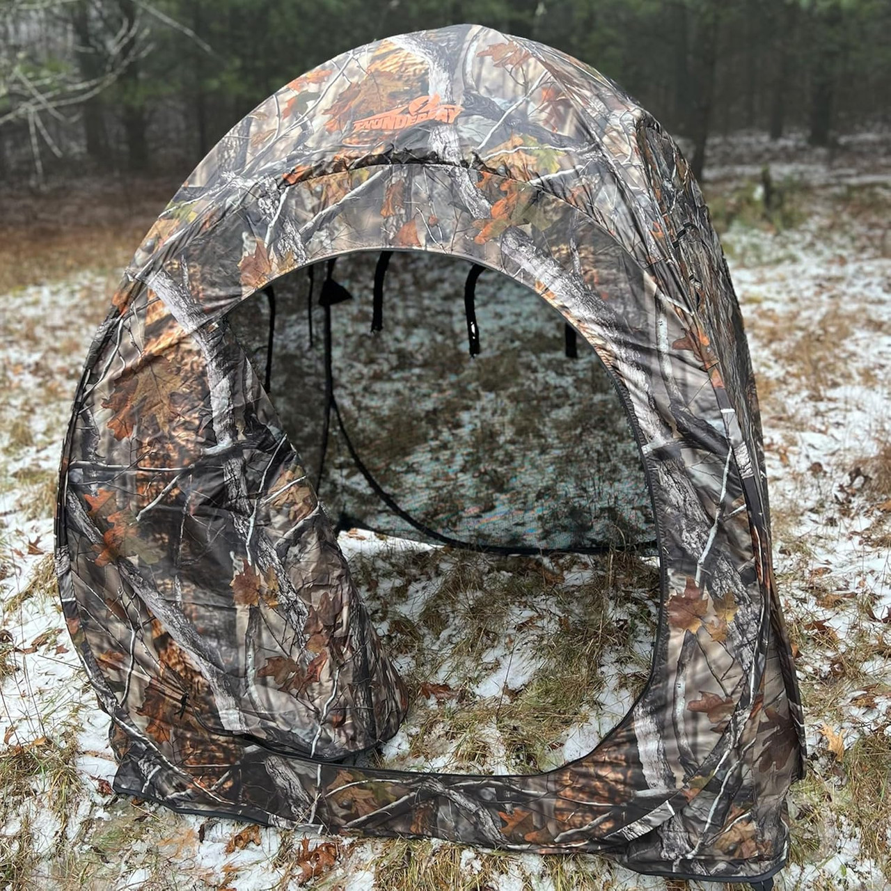 THUNDERBAY Run & Gun Series 1-2 Man See Through Pop-Up Ground Blind