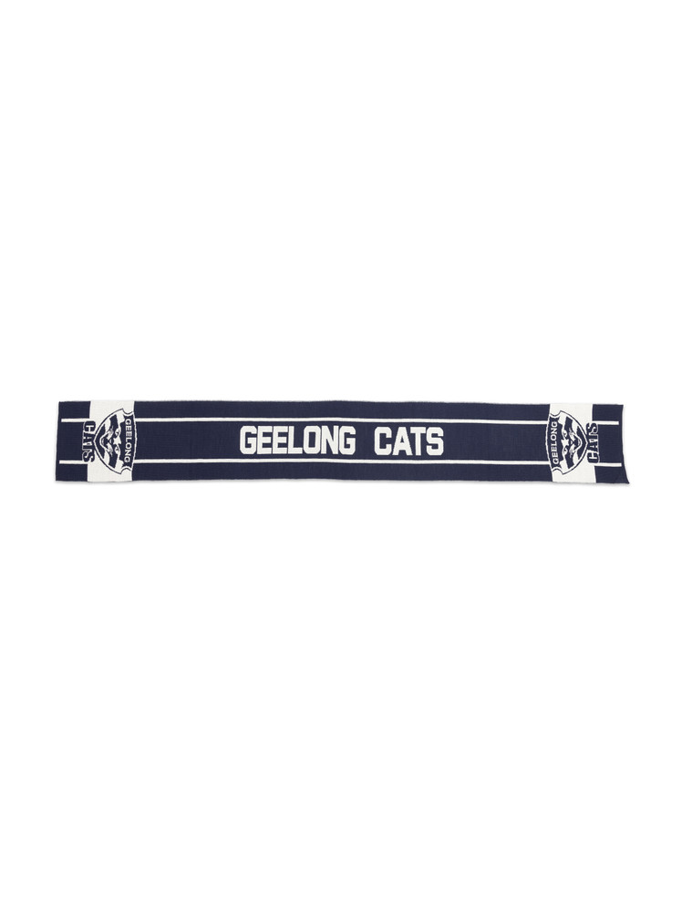 Geelong Cats Merino Wool Team Scarf - MCG Shop