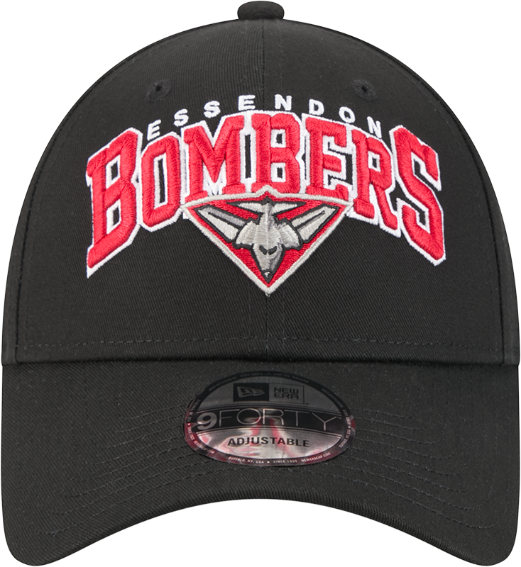 Essendon New Era 9FORTY Logo Arch Cap - MCG Shop