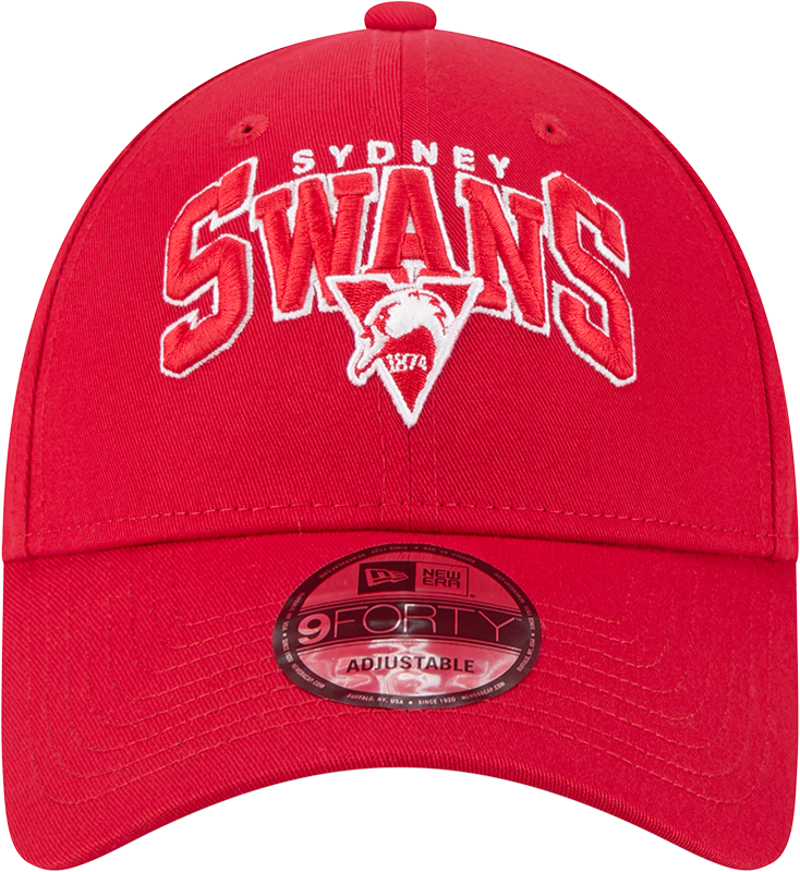 Sydney Swans New Era 9FORTY Logo Arch Cap - MCG Shop