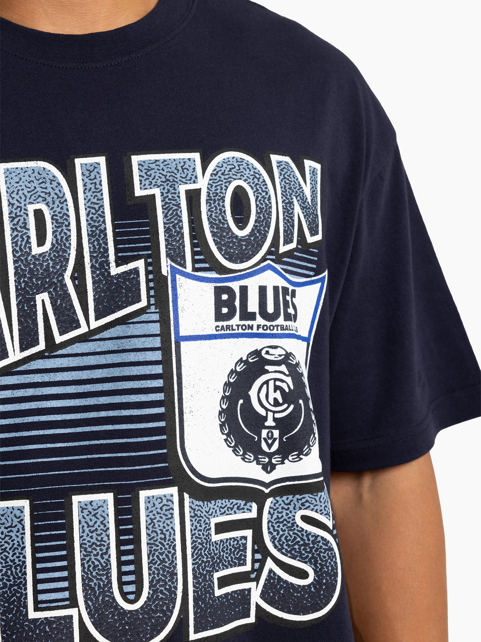Carlton Mitchell & Ness Inline Stack Tee - MCG Shop