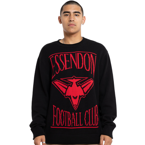 Essendon Supporter Knit Crew - MCG Shop