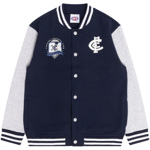 Carlton Youth Varsity Fleece Jacket - MCG Shop