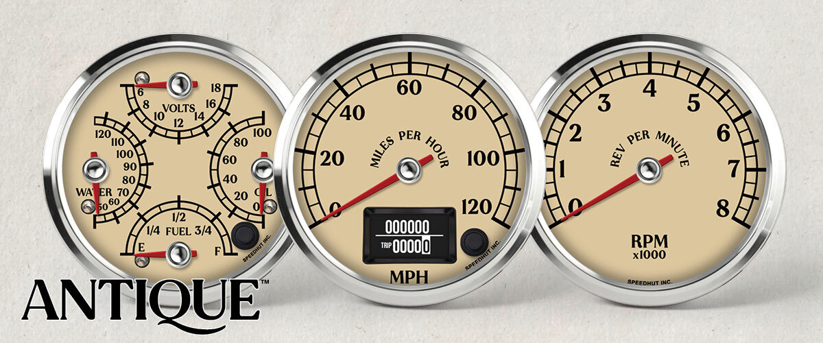 Antique™ Gauges | High-Performance, Universal-Fit, Custom Gauges for ...