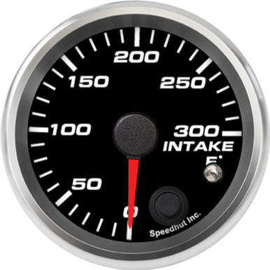 2-5/8" Intake Temp Gauge 0-300F (w/ warning)