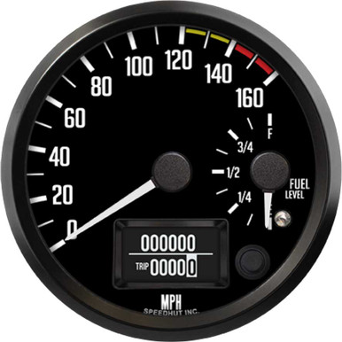 4" Dual Gauge - 160 mph GPS Speedometer / Fuel Level - JDM Datsun Z Series