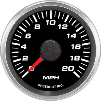 2-1/16" GPS Speedometer 20 mph
