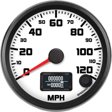 3-3/8" GPS Speedometer 120 mph