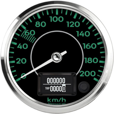 4" GPS Speedometer 200 km/h Metric