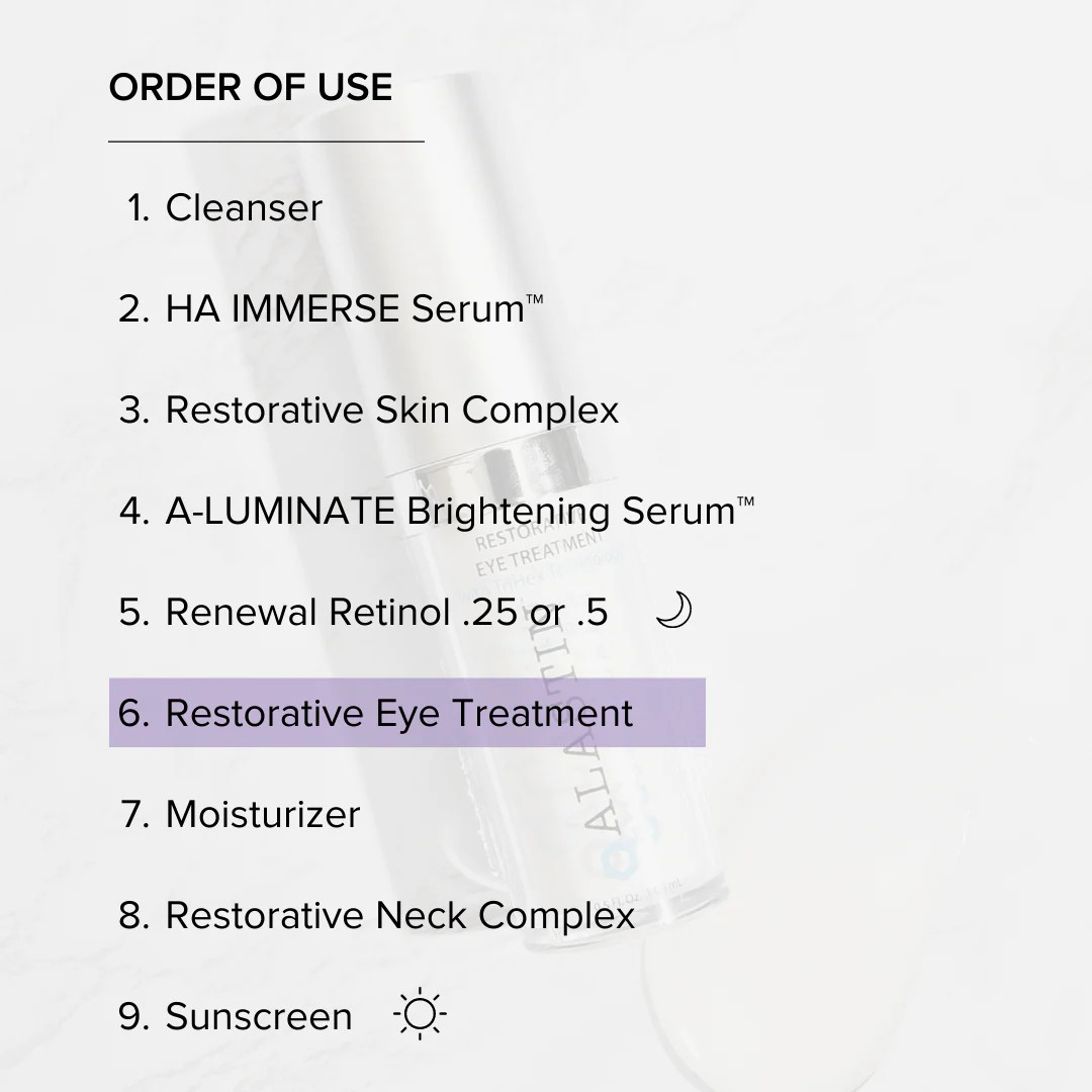 Restorative Eye Treatment with TriHex Technology®