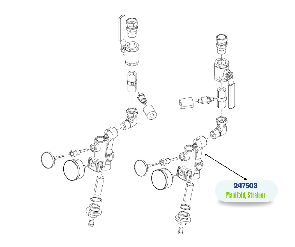 Graco Wye Strainer Manifold Kit (247503)