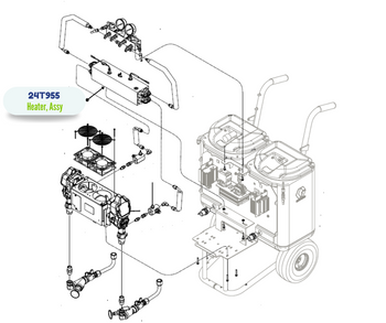 Graco 230V E-10Hp Assy Heater Kit (24T955)