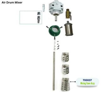 IPM 8"MIXING BLADE ASSEMBLY (700037)