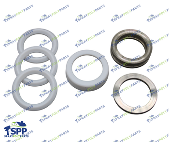 IPM FLUID SECTION REPAIR KIT;TRANSFER PUMP;TEFLON PACKAGE(601004)