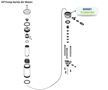 IPM AIR CYLINDER BASE;TRANSFER PUMP(500027)