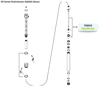 IPM PUMP SHAFT ASSEMBLY;TRANSFER PUMP(700013)