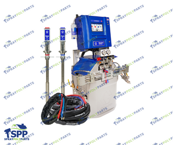 GRACO REACTOR 3 EXP2 ELITE TIER POLYUREA PROPORTIONER PACKAGE 50 FT ...