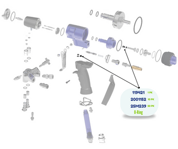 Graco O-Ring #007 Ap Fusion Fx (119421)