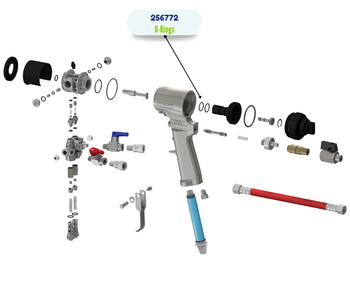 Graco 6 Pk Oring Fusion Cs Sm Pstn Kit (256772)