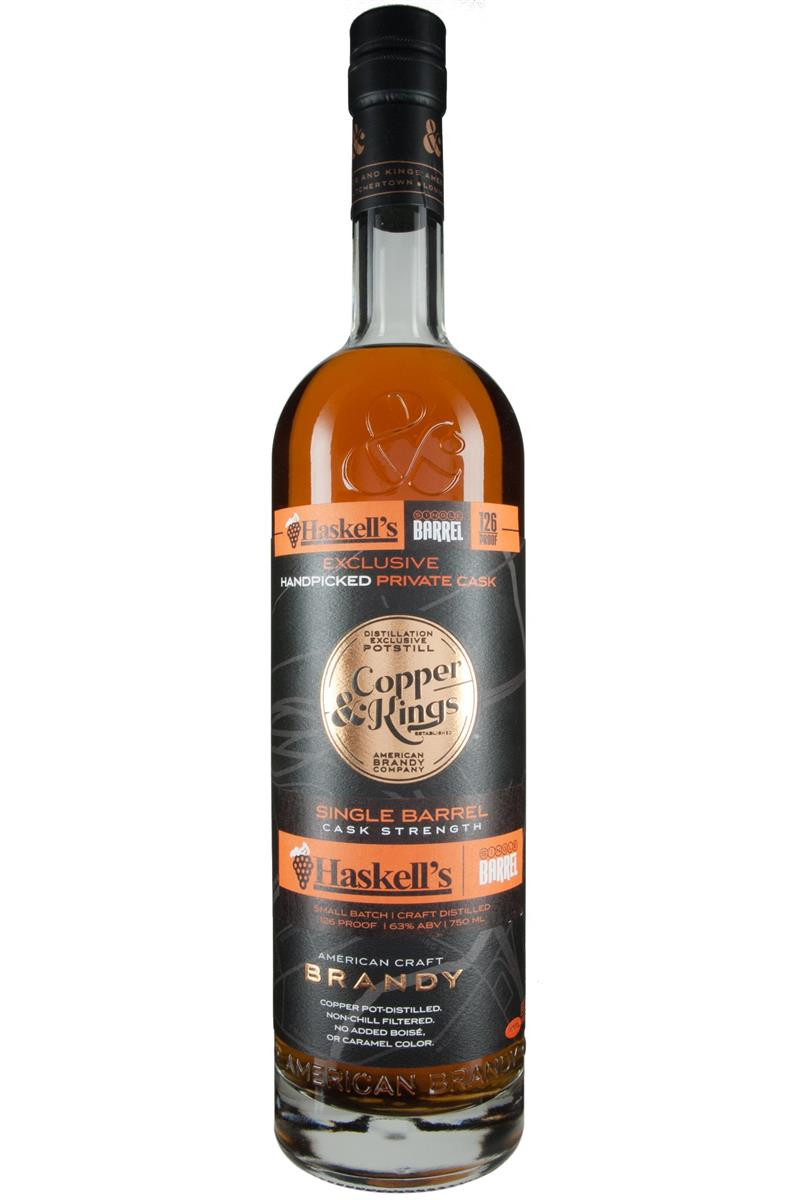 Copper & Kings Single Barrel Brandy 750ml - Haskell's Wine & Spirits