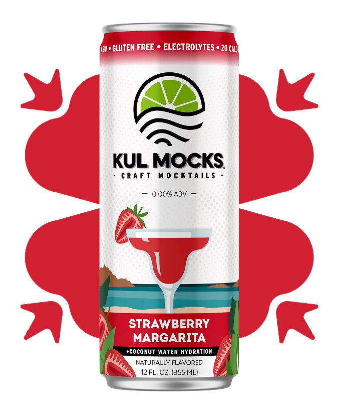 Kul Mocks Strawberry Mock-Arita 4pk cans - Haskell's Wine & Spirits