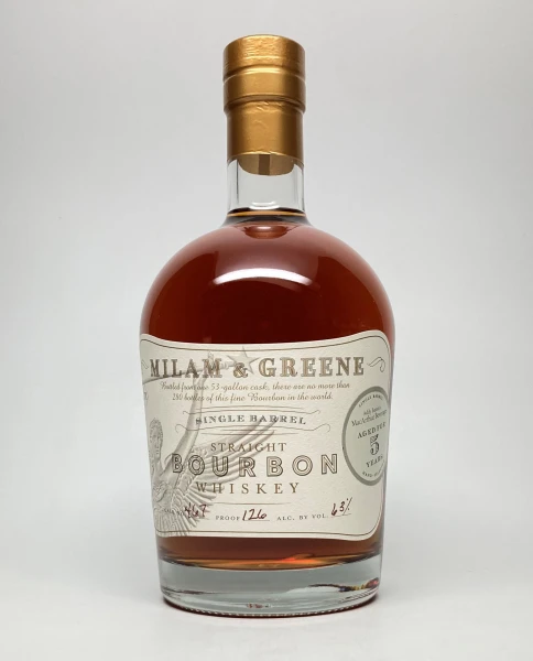 Milam & Greene Single Barrel Bourbon 750ml - Haskell's Wine & Spirits